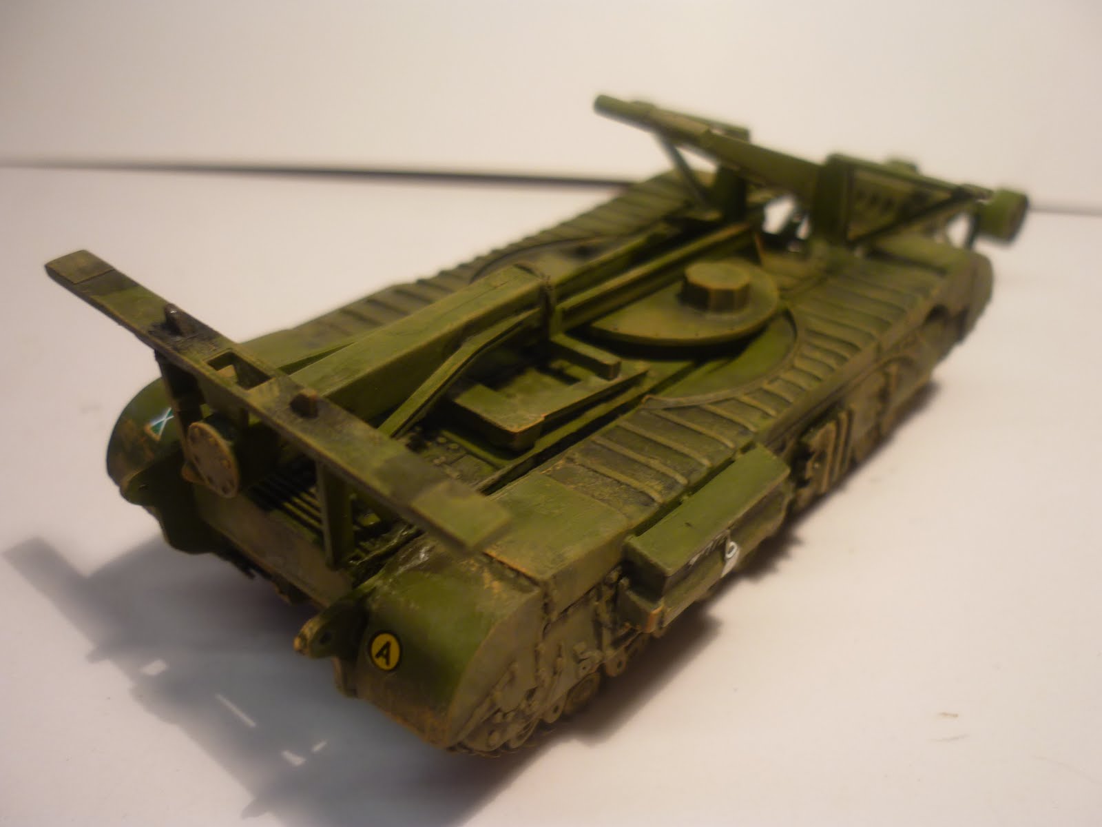 WW2 Small Scale Miniatures: Churchill Bridge layer finished....