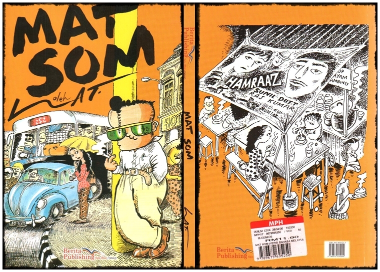 melihat buku: Mat Som - Datuk Lat (episod 2)