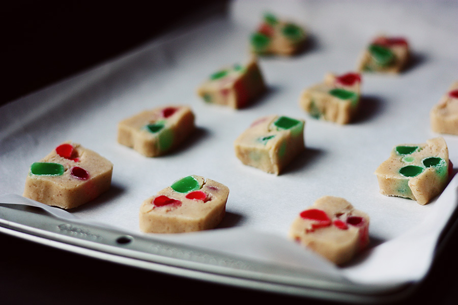 love and butter: spice gumdrop slice cookies