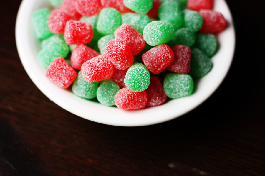 love and butter: spice gumdrop slice cookies