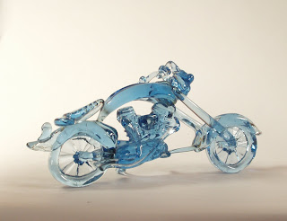 Art and politics: Molten Media Glass motorcycles