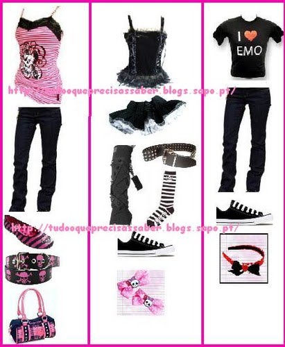 walking in fashion: Roupa de Emo