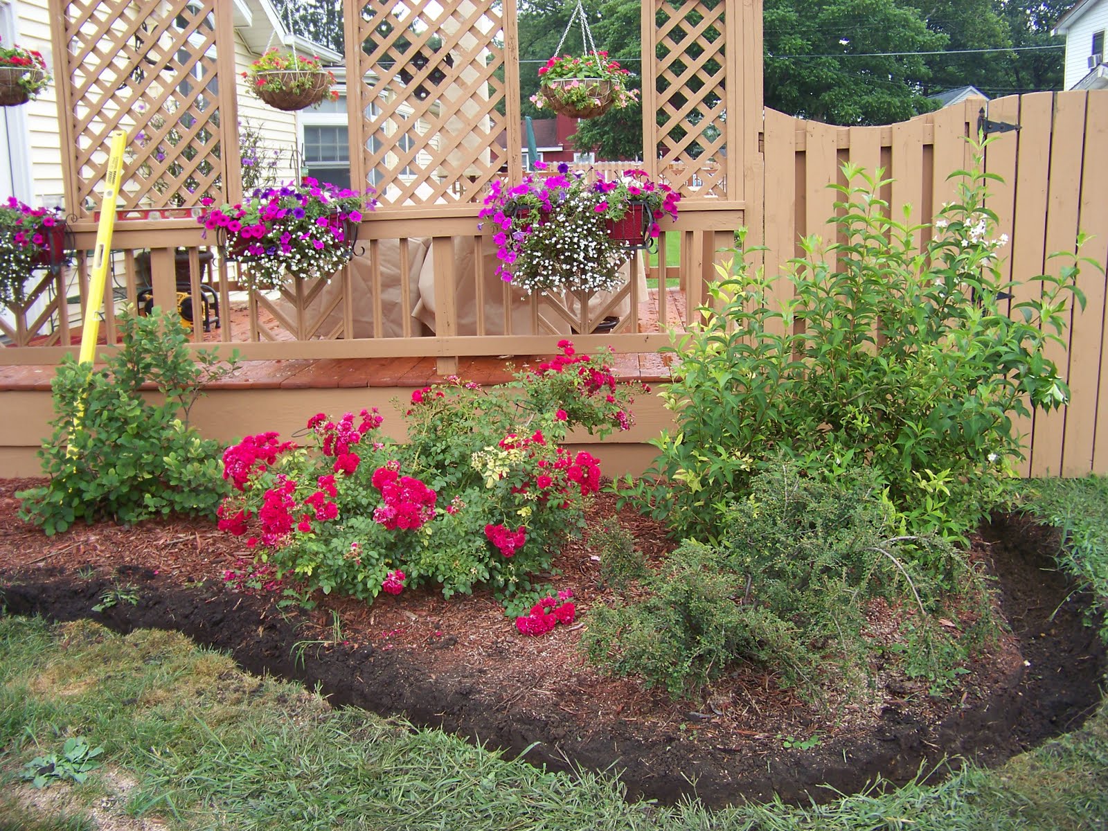 Twice As Nice: Yard Work and Tan Lines HA!