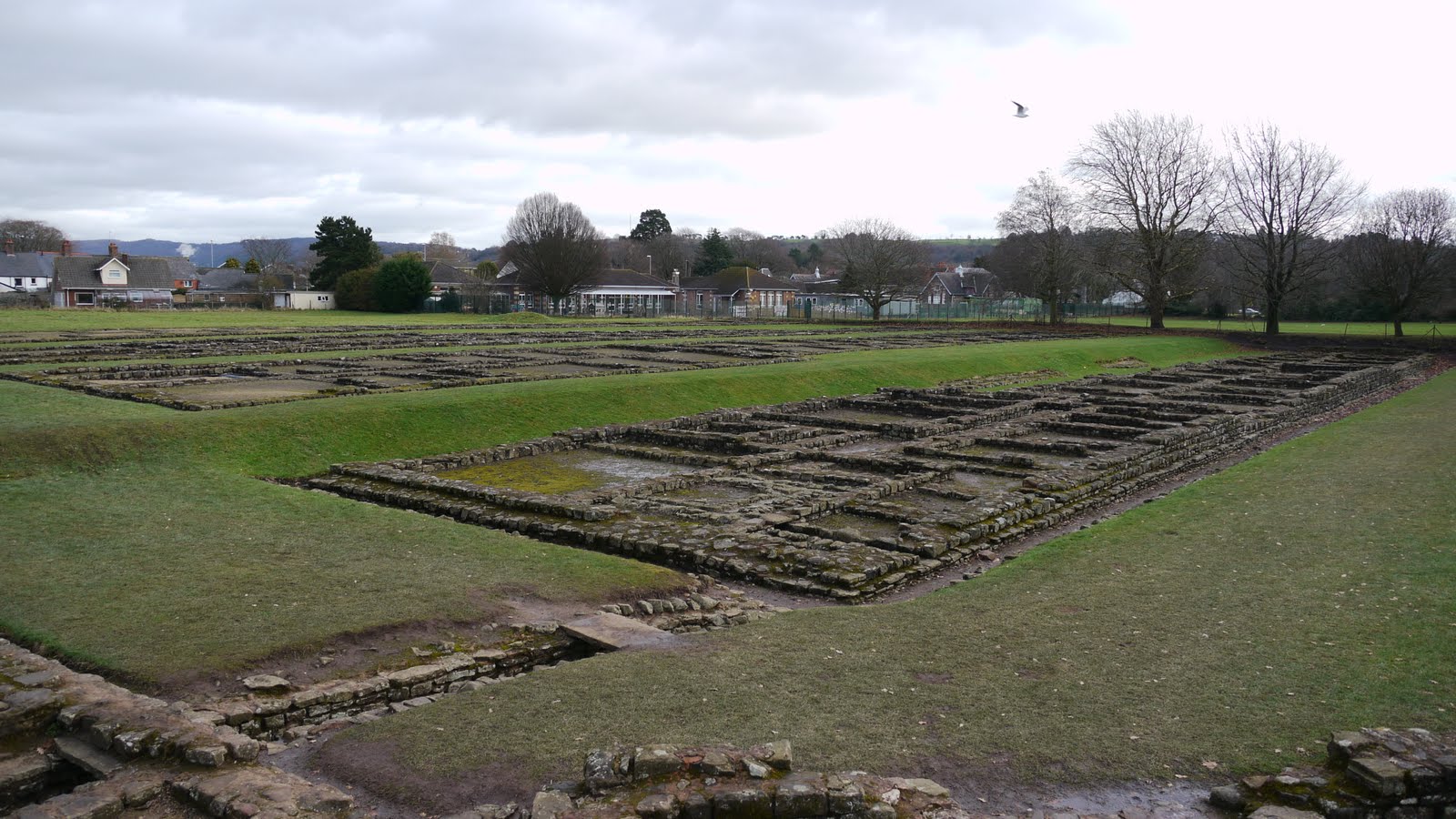 Roman Barracks Caerleon Wales - Britain All Over Travel Guide