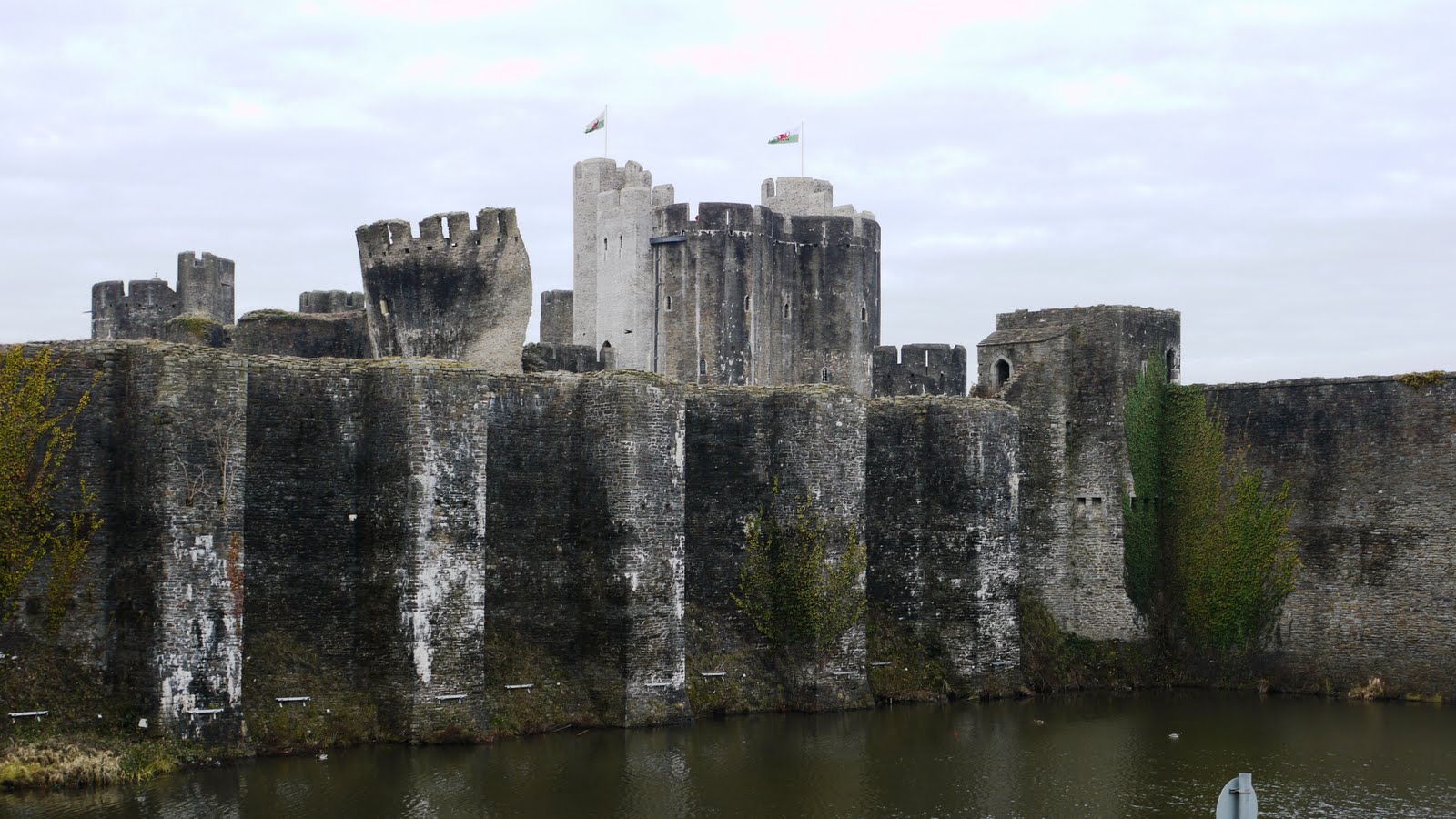 Caerphilly Castle Cardiff Wales - Britain All Over Travel Guide