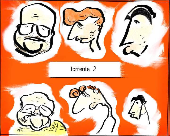 Dibujos de Irlanda Tambascio: Caricatura Torrente II