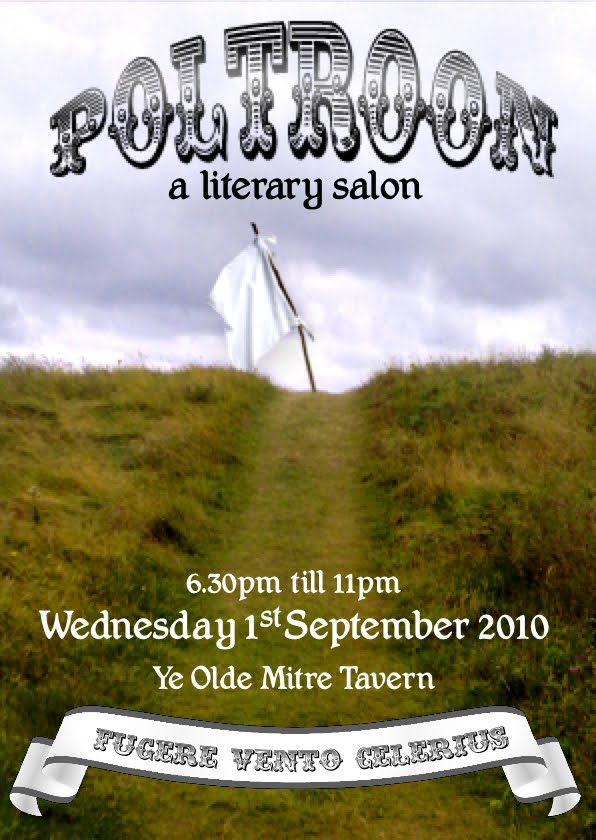Now And In England: Poltroon - New Literary Night - kicks off tomorrow