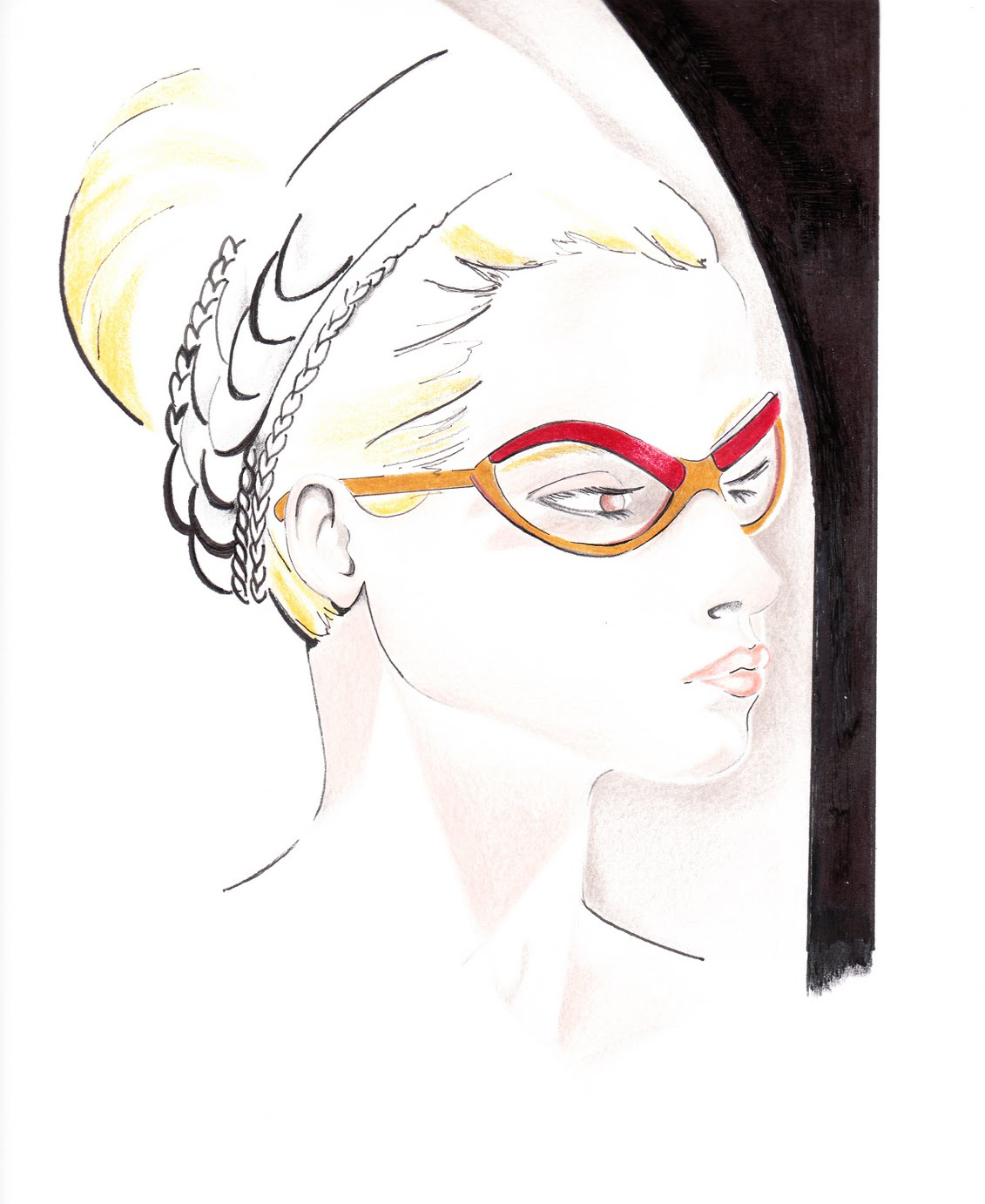 fashion drawing diary: Close-up PRADA Fall 2010 Ready to Wear