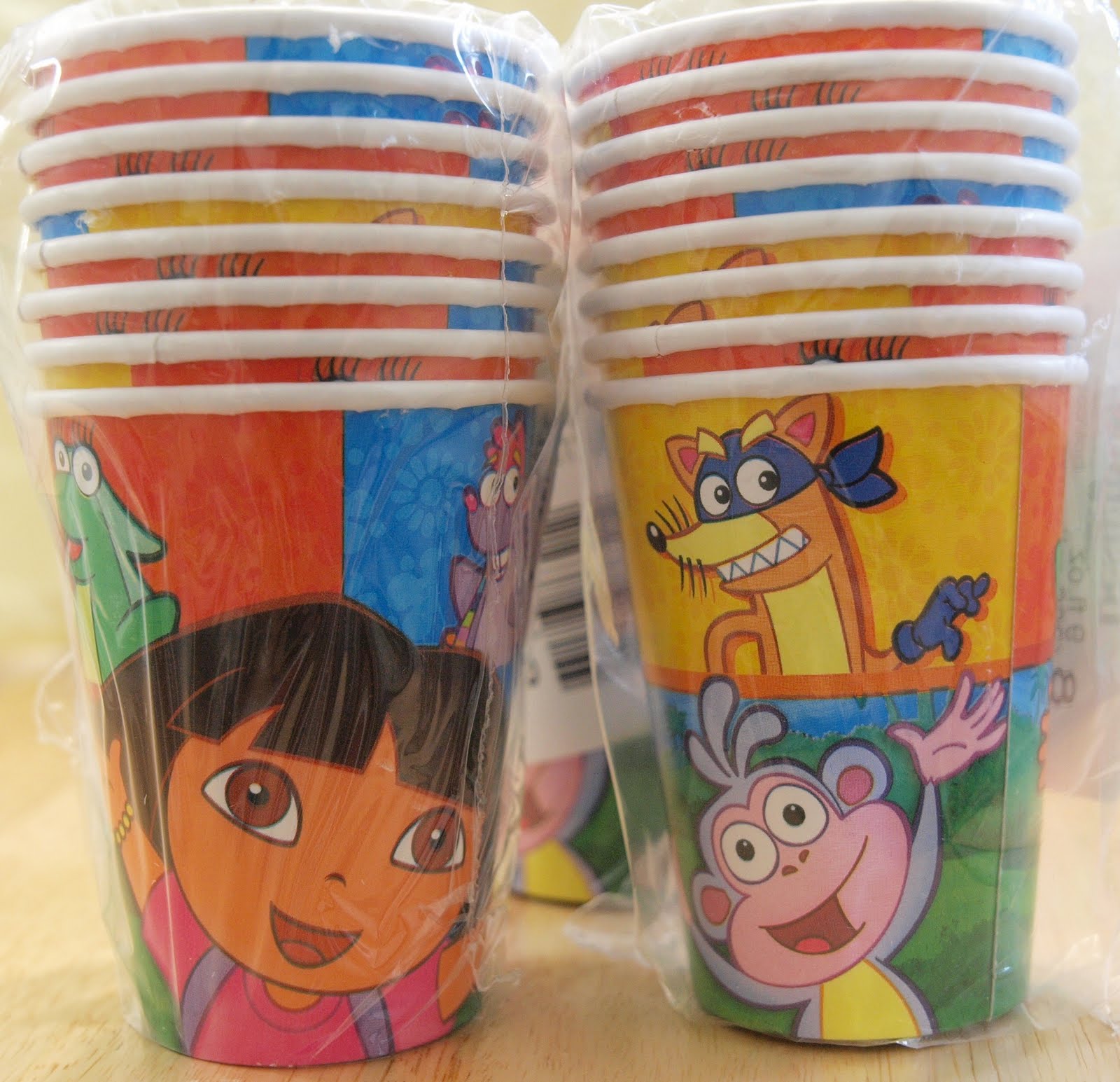 Pebbles Babies: Dora The Explorer Party Supplies - 9oz Hot/Cold Cups ...