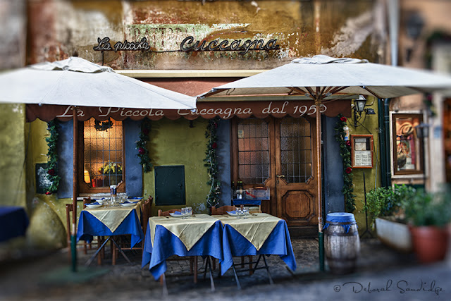 Deborah Sandidge: Cafe in Rome - Create a dreamlike quality with an HDR ...