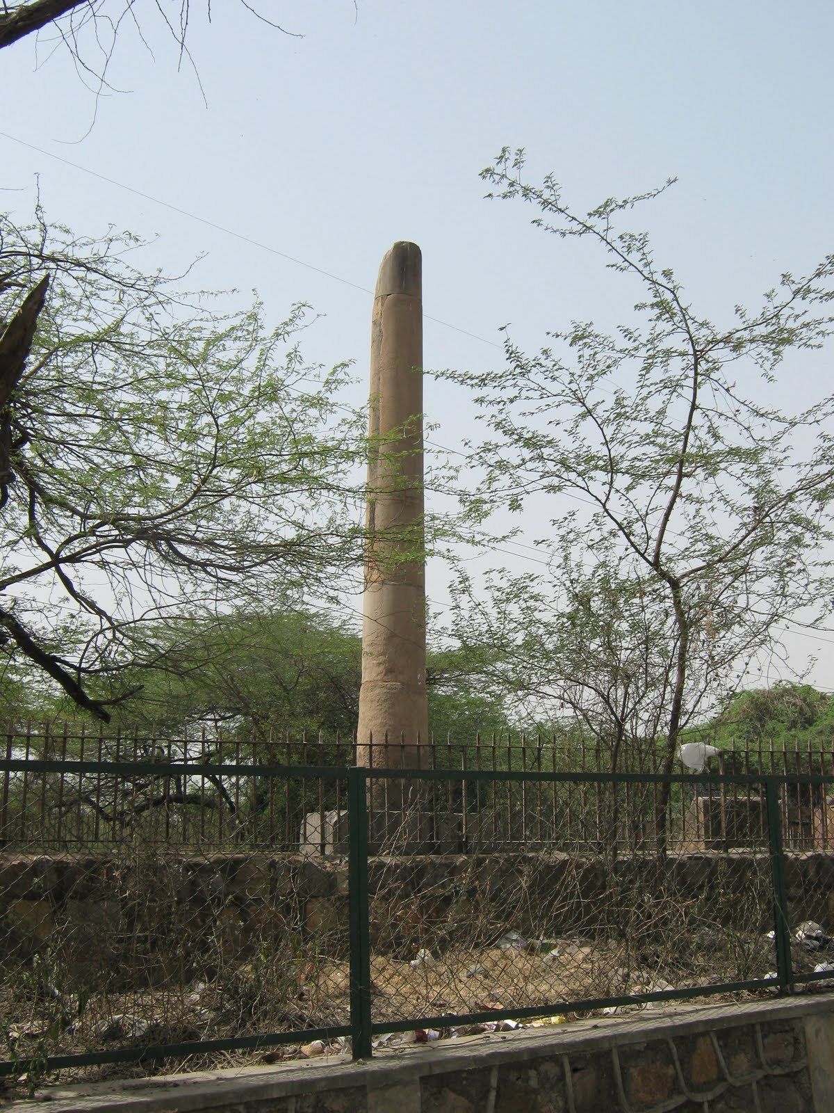 Chasing History: Ashoka Pillar near Bara Hindu Rao hospital