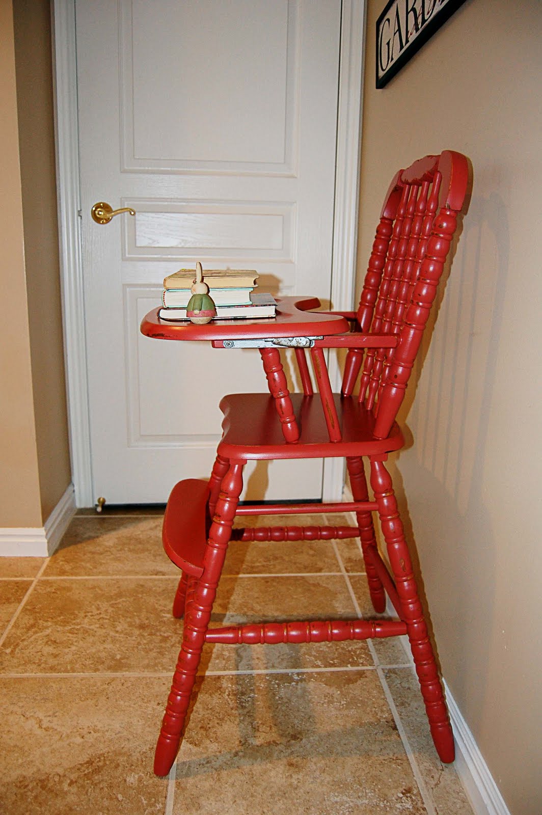 The Frosted Gardner: The Hoffman High Chair - Custom Refinish Before ...