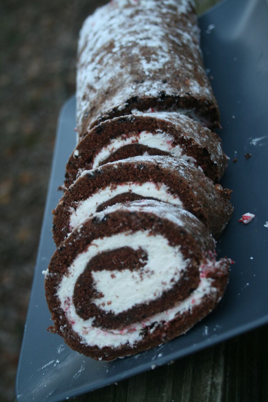 Recipe Shoebox: Holiday Baking #7: Chocolate-Peppermint Cake Roll