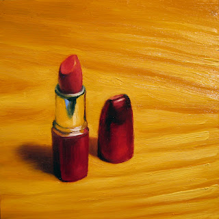 Kim Kibby’s Daily Paintings and Art Ramblings: Pink Lipstick (sold)