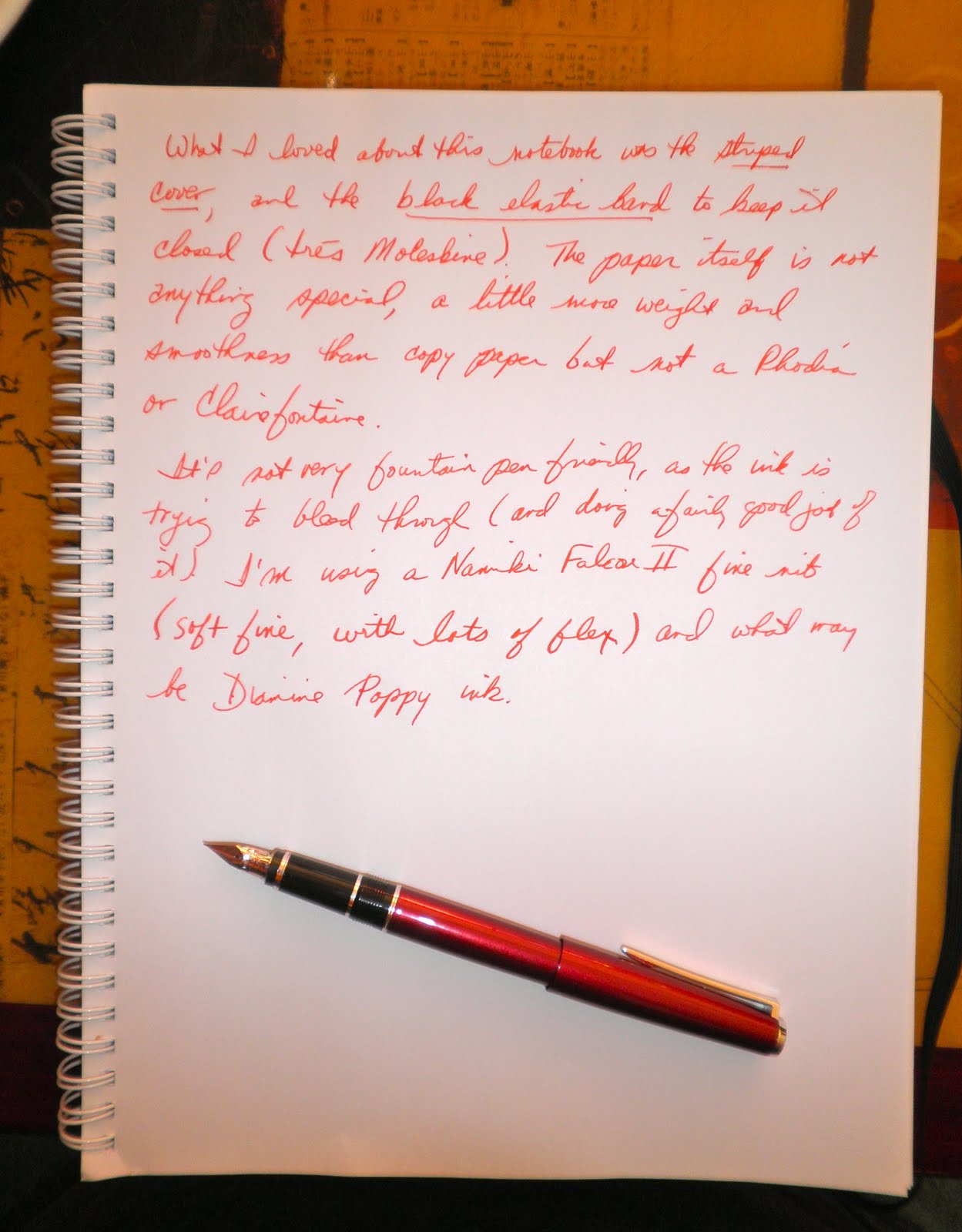 Pocket Blonde: Papyrus Notebook