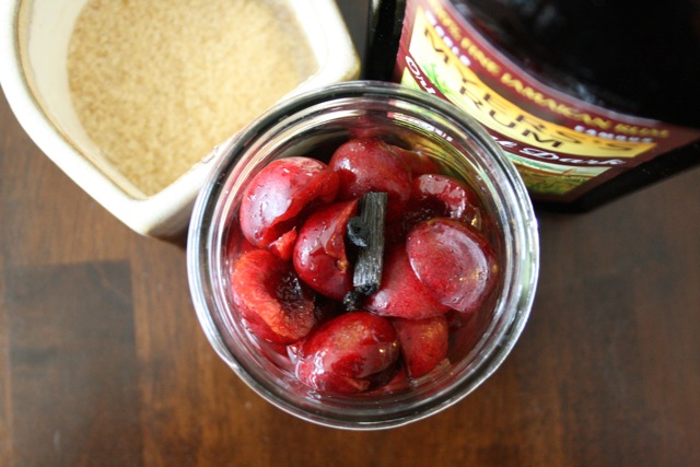 cook.eat.think.: rum cherry compote.