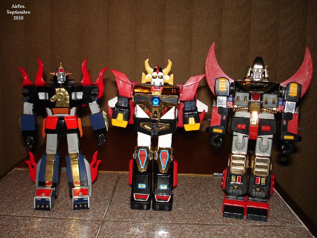 MuRAC: Súper Robots de las Series Time Bokan: Muestras de Robots ...