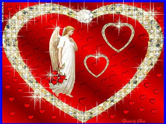 Fotos de angeles con corazones - Imagui