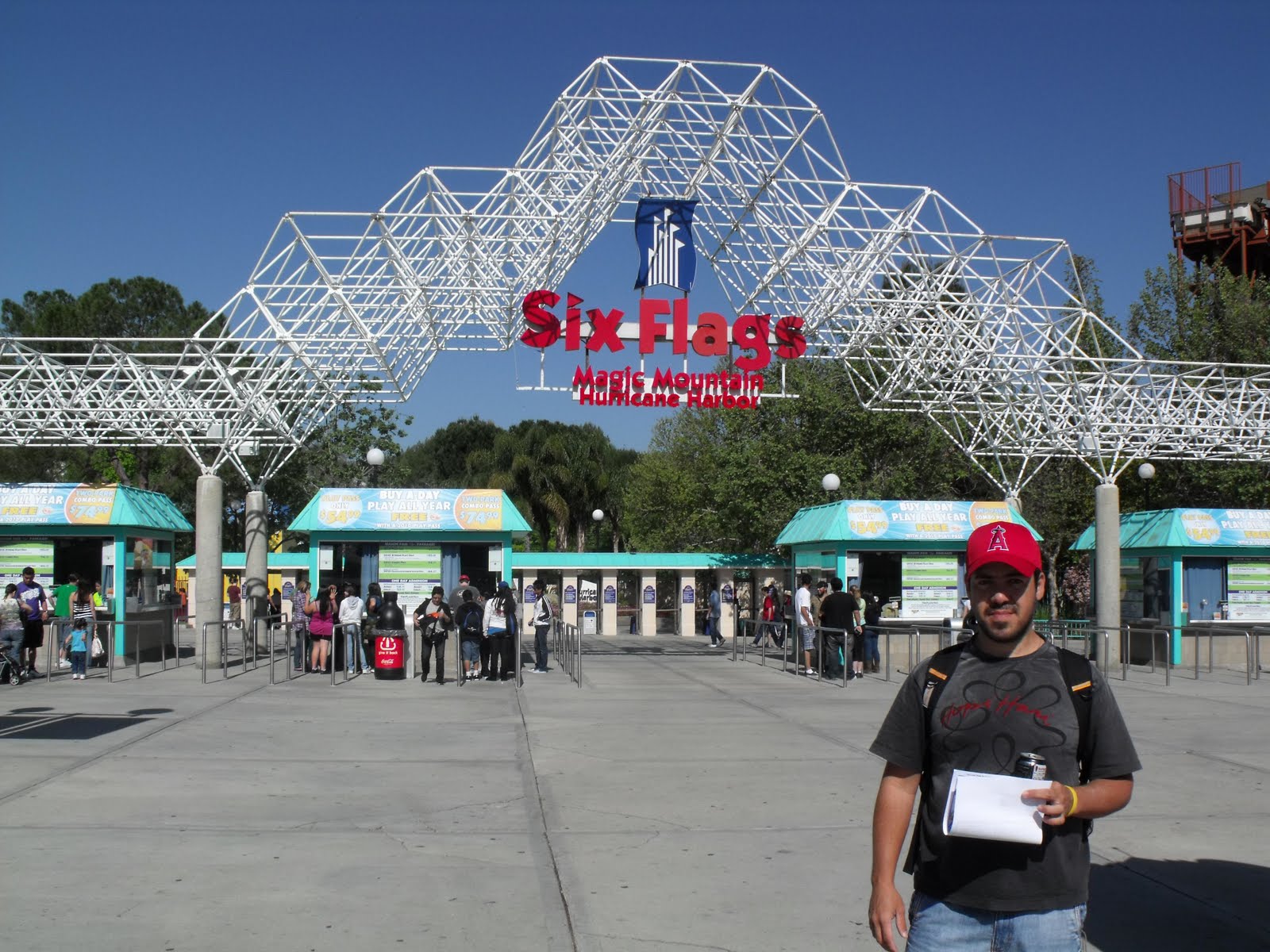 Férias 2010 na California.: Los Angeles IV - Six Flags