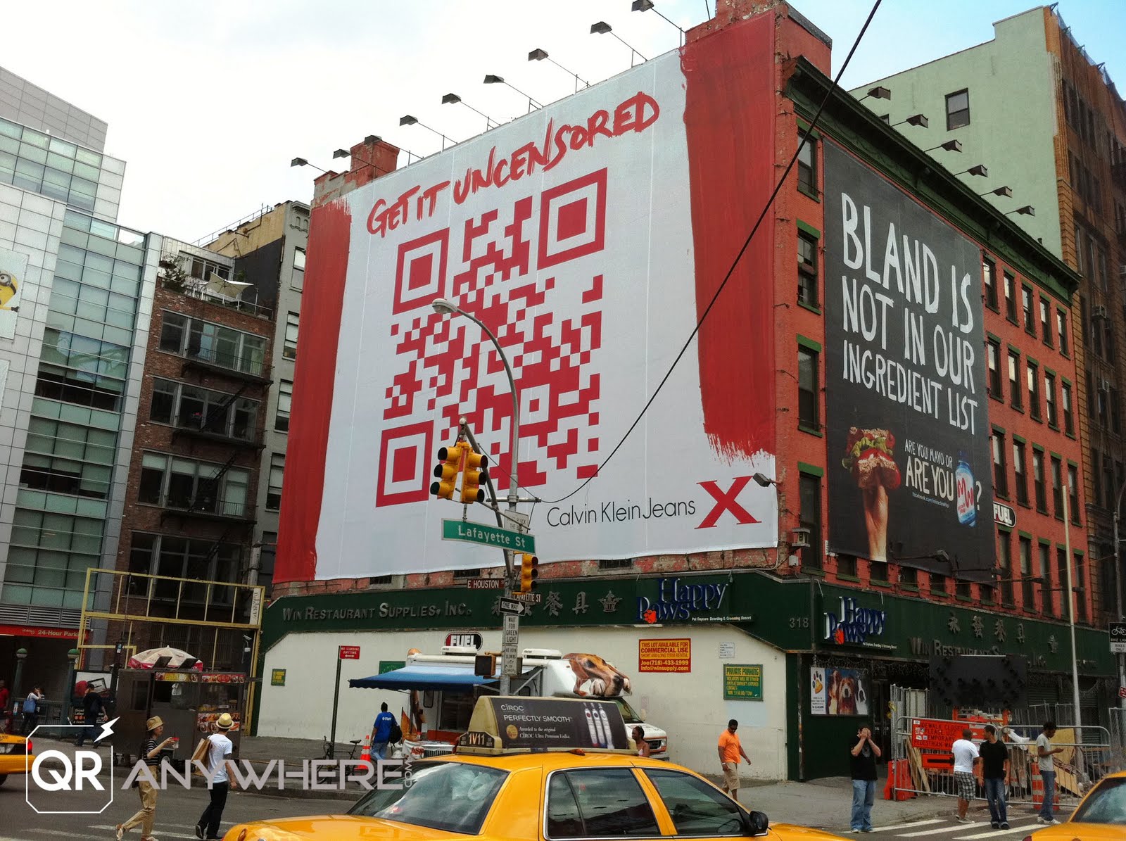 QR Codes Anywhere: Calvin Klein Jeans QR Code Billboard in New York ...