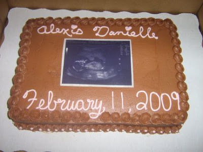 Take The Cake Decorating Pics: Baby Ultrasound Cake