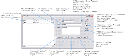 Cara mudah mengolah database MySQL dengan Delphi menggunakan Zeos | .: web blog nya agus made
