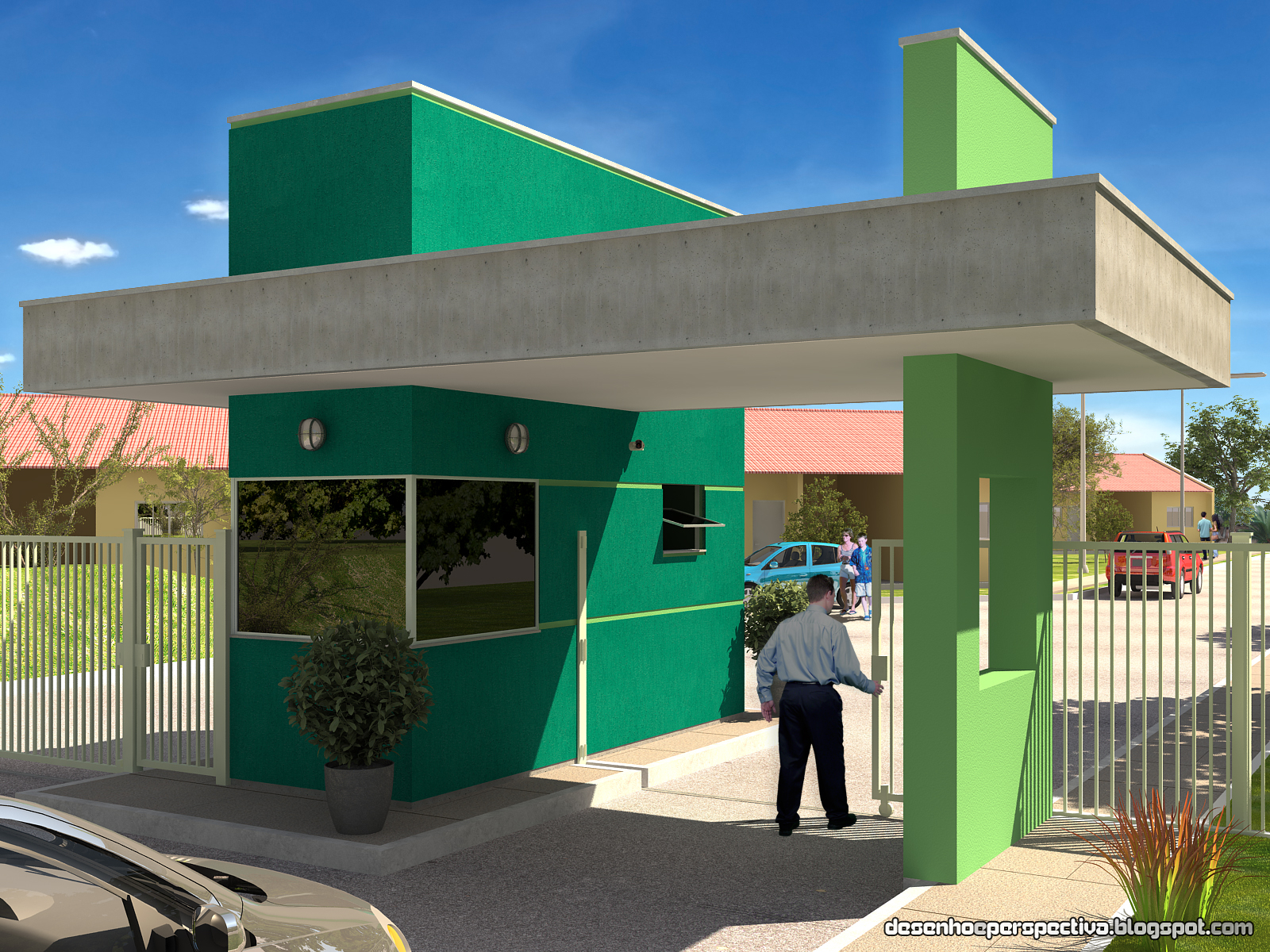 Desenho e Perspectiva: Reforma e Construção de Portarias