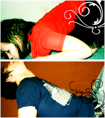 Choco Choco Tatto: emo boys kissing girls