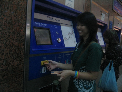 Just about anything: LRT ticket machine
