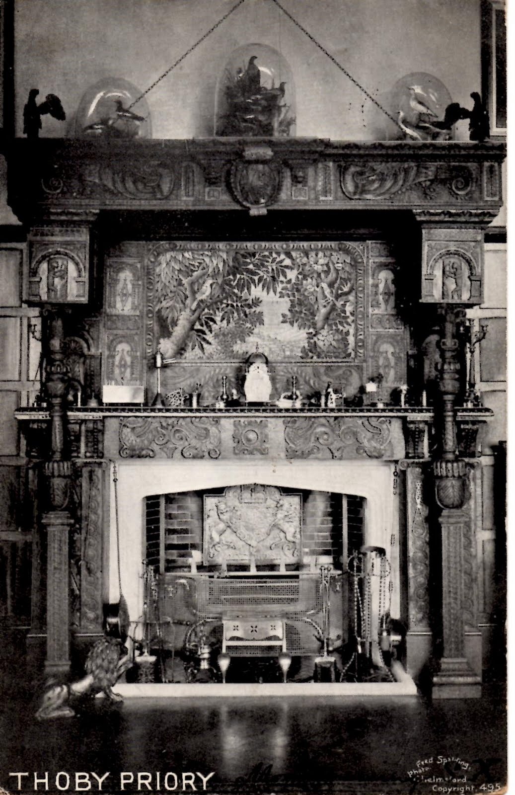 Blackmore Area Local History: Postcard Collection: Thoby Priory ...