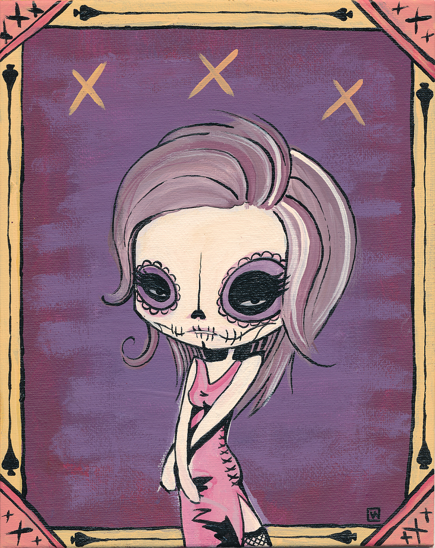 Corwin Webb Art: living dead girl