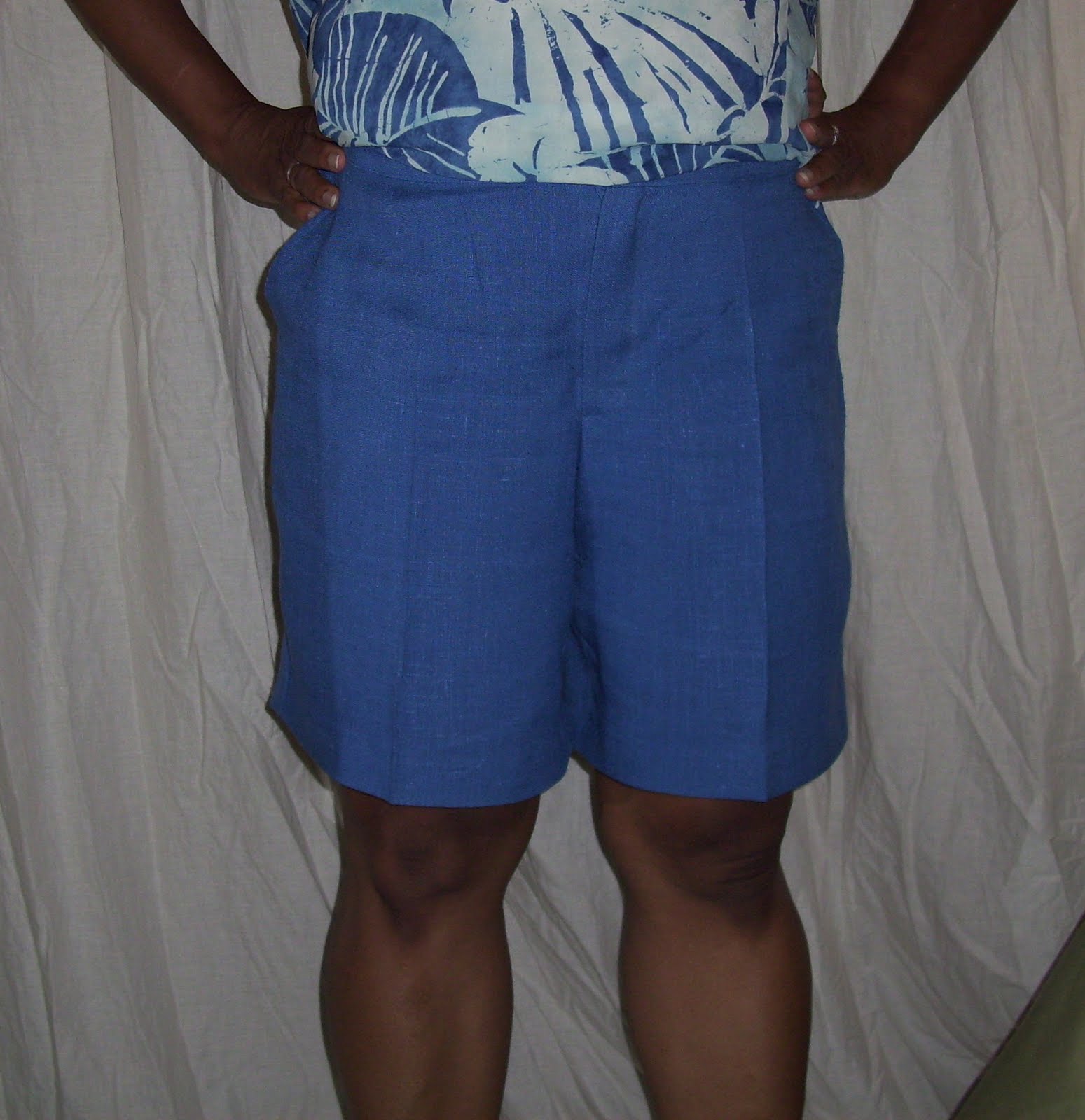 Another Creation: Finished: Top BWOF 05-05-139 and Shorts Burda 8087