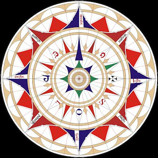 The New York Times Crossword in Gothic: 10.01.09 -- Compass Rose