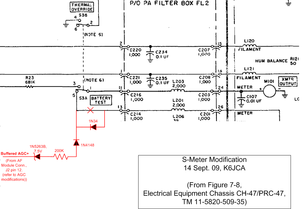 K6JCA: PRC-47 Modifications