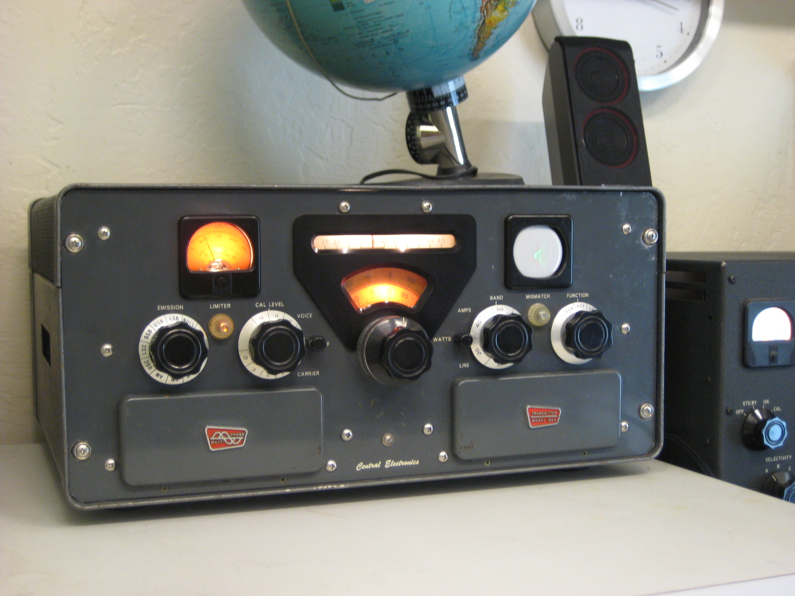 K6JCA: Central Electronics CE 100V Transmitter