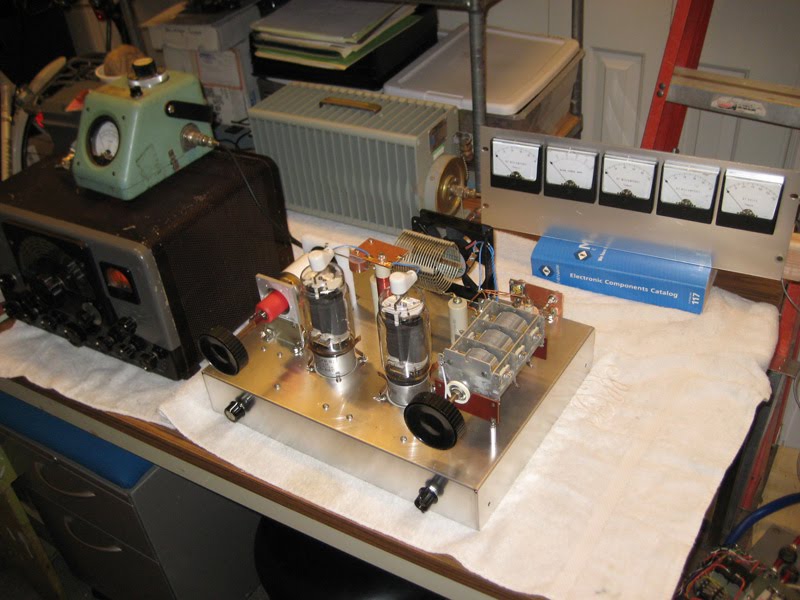 K6JCA: AM Transmitter, 813 Style, Part 1 (PA Deck)