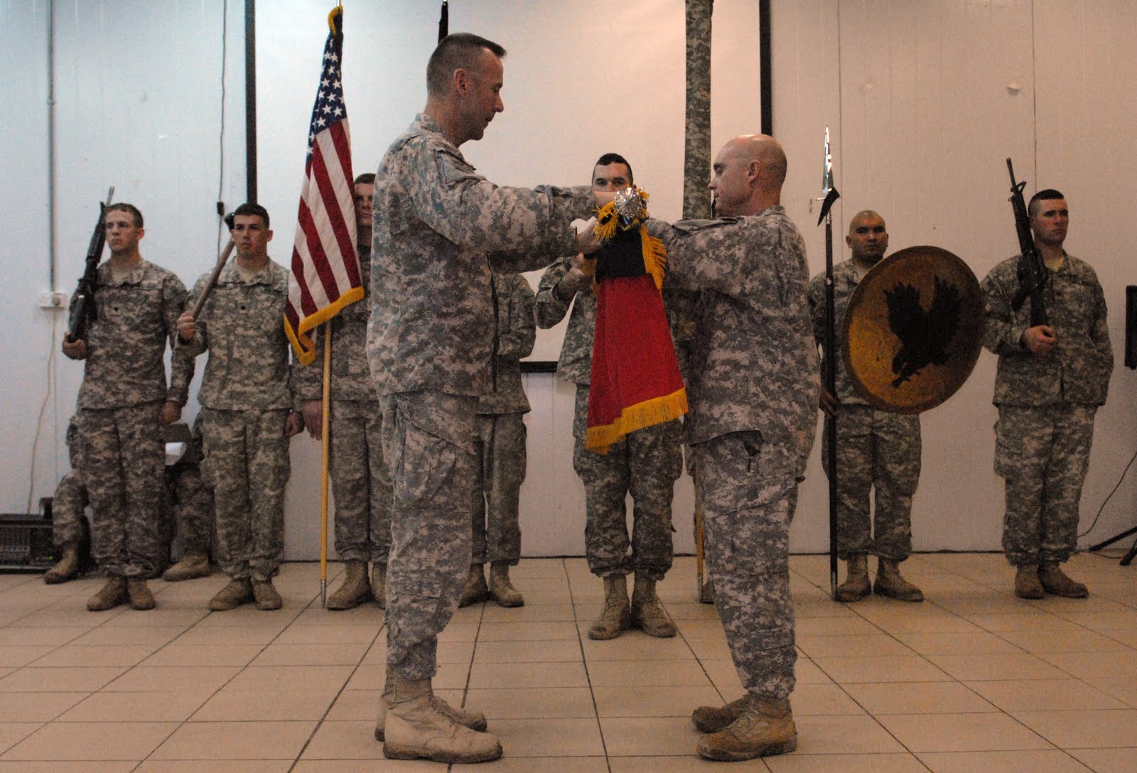 Footprints In The Sand: 3rd HBCT Assumes Control in Ceremony at FOB Kalsu