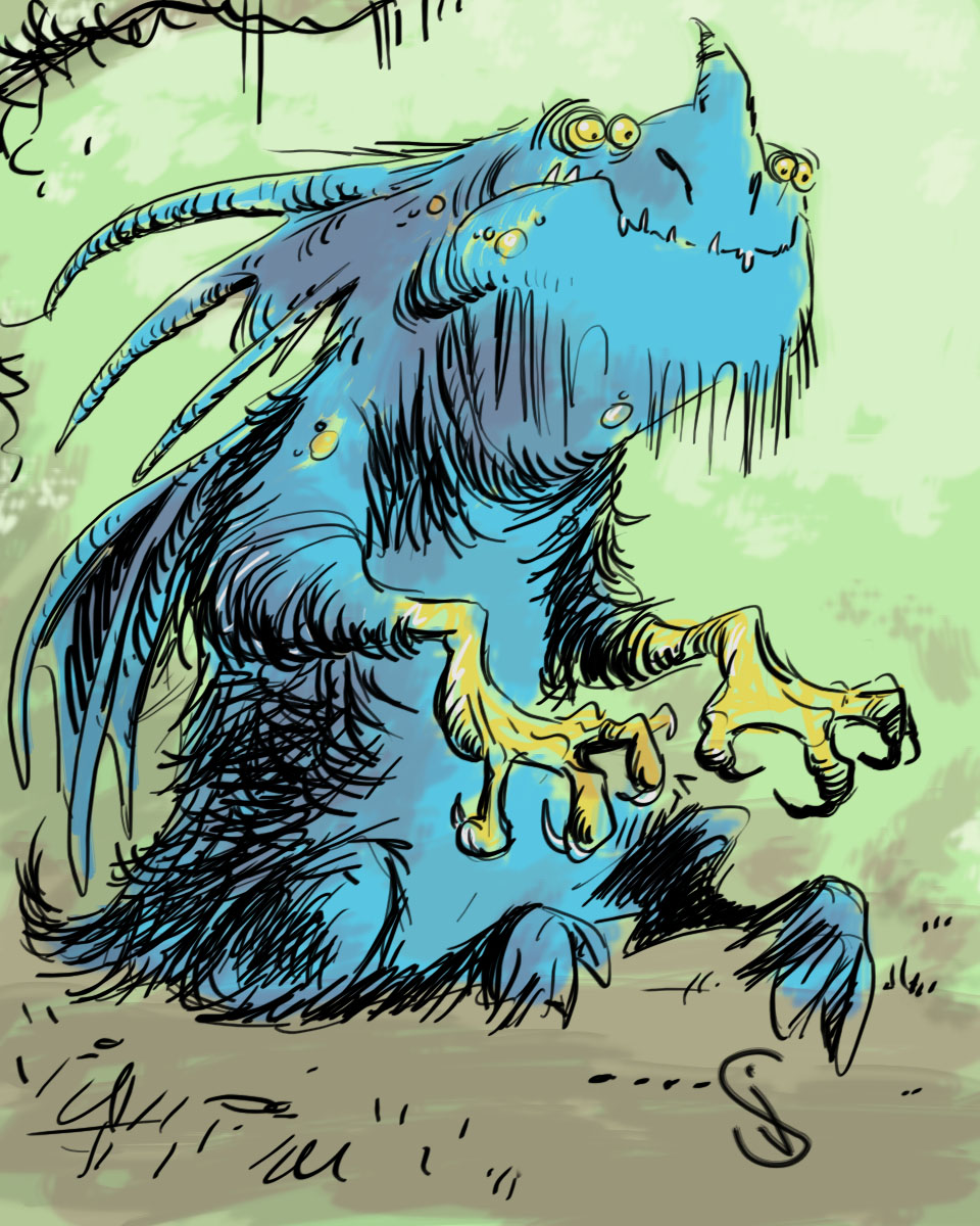 Weird Creature Drawings