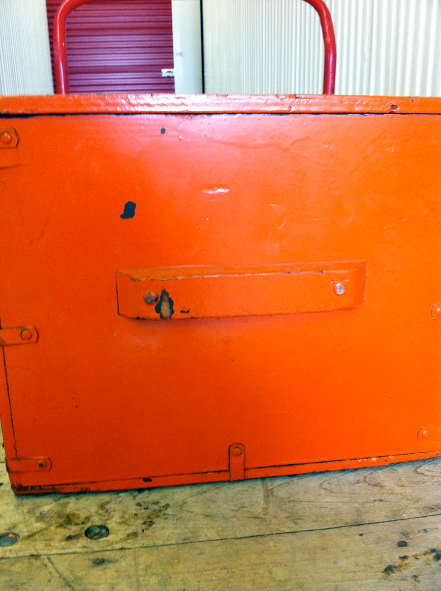 junk2funk: Vintage Orange Texas Trunk Co.