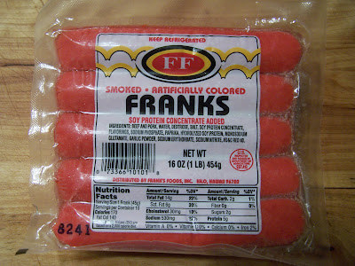 Kitchen Forager: Franks Foods Franks (The Red Hot Dog)