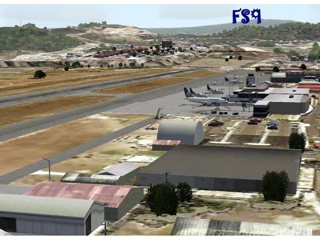 Latinvfr mhtg toncontin airport and tegucigalpa scenery : caylangce