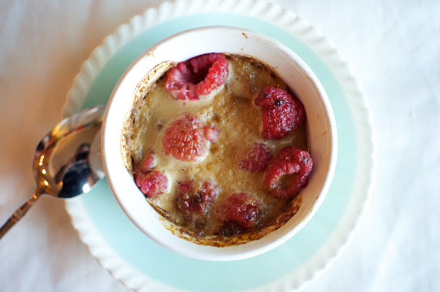 Fish and Veggies: Fresh Raspberry Gratin