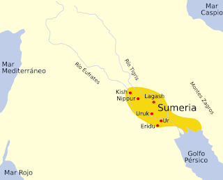 Blog de Literatura: Ubicación geográfica de Sumeria