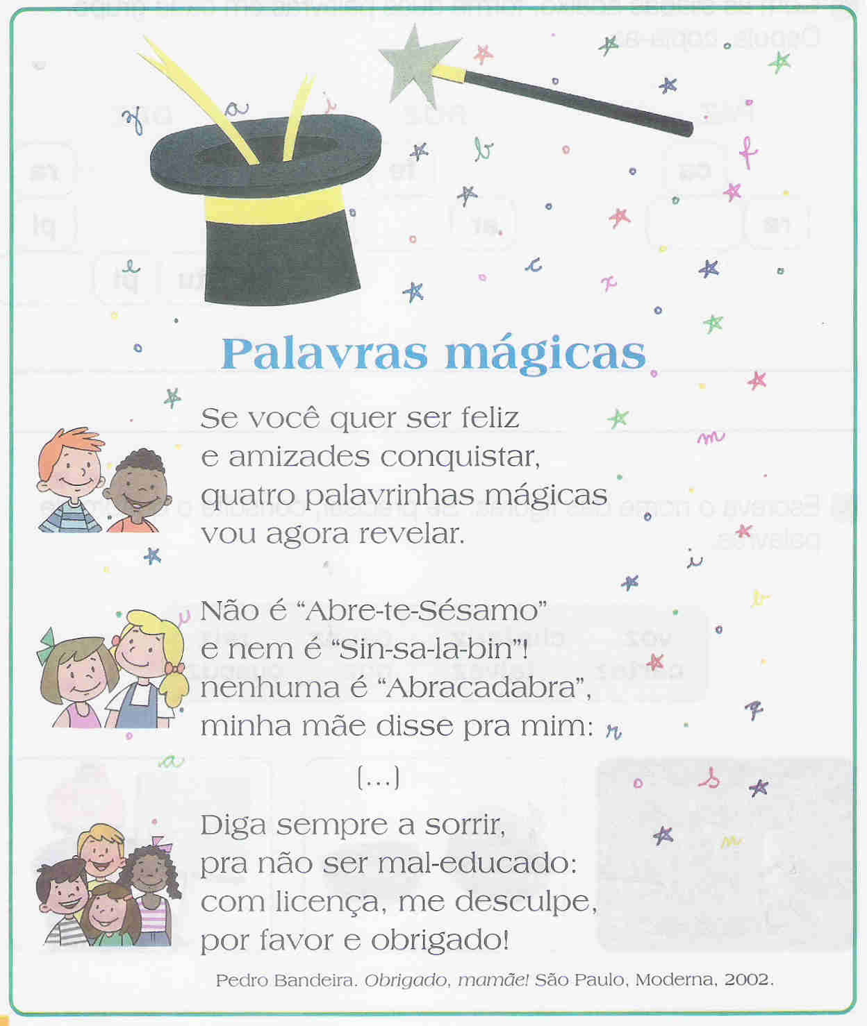 Ler com prazer: Texto:Palavras Mágicas (Pedro Bandeira)