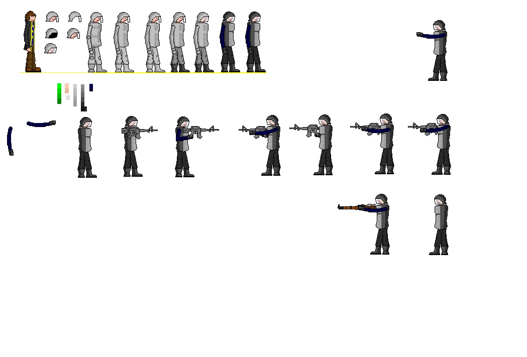 PROJECTWAR: Weapon and character update and goal for the day