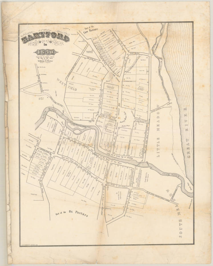 Sad City Hartford: A Really Old Hartford Map