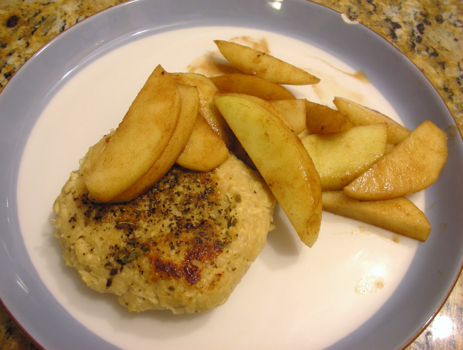 Everyday Vegan: 'Pork Loin Chops' with Cinnamon Apples
