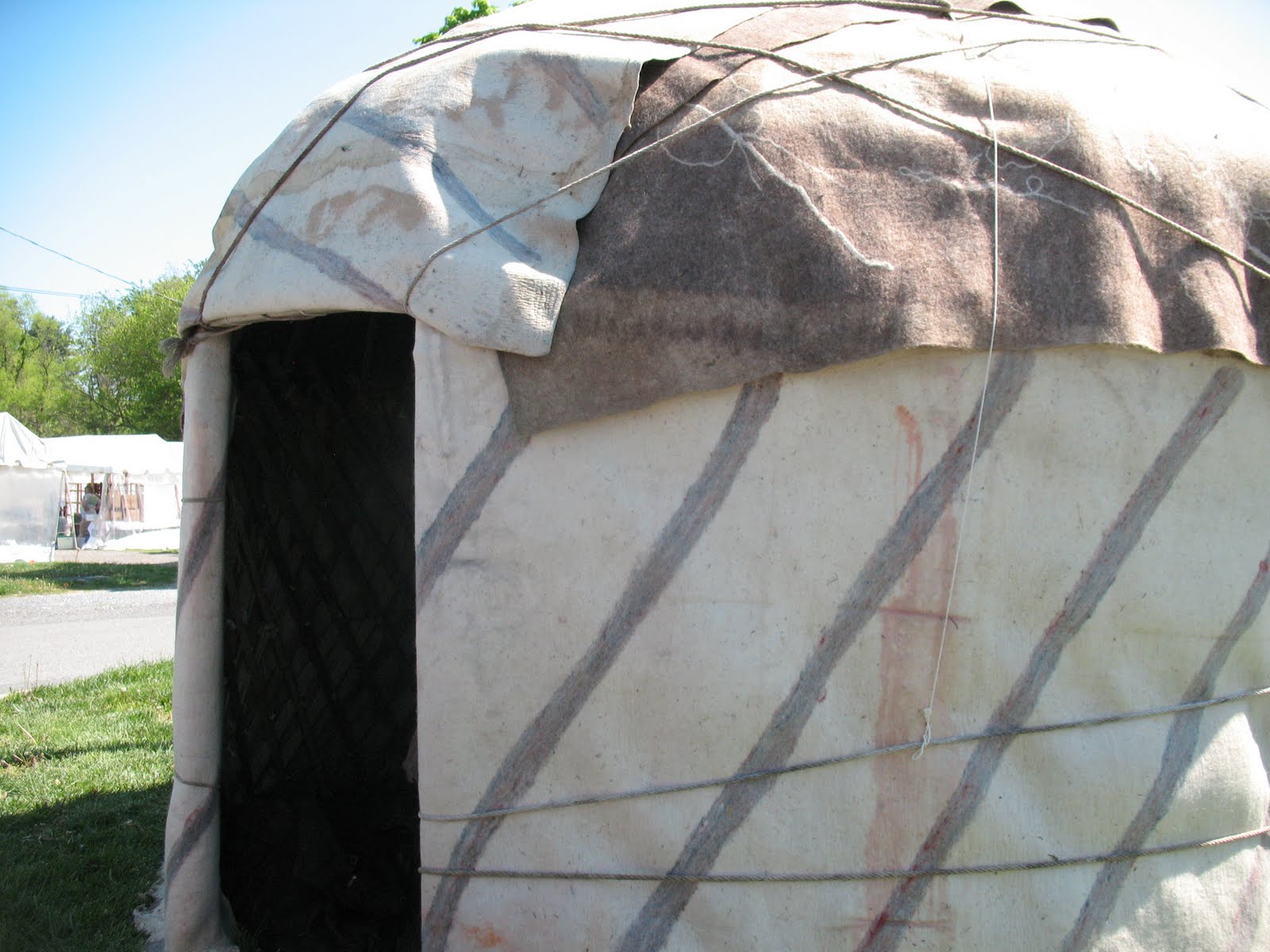 Ikonium Studio Feltmakers: Felt Yurt at the Maryland sheep & Wool Festival