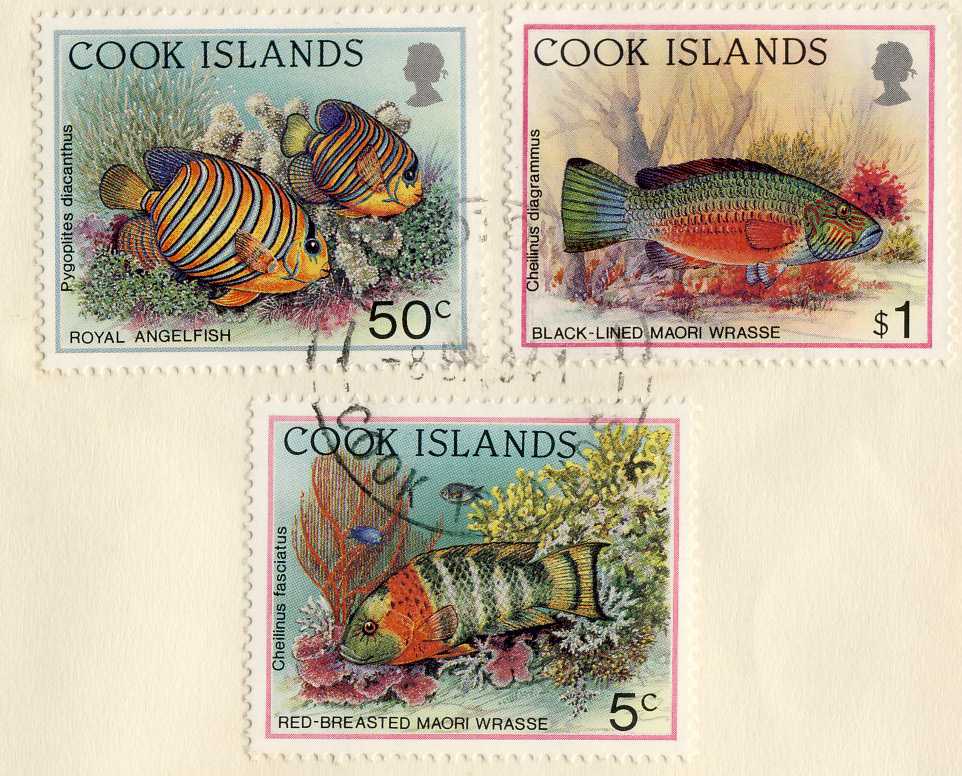 Stamps in miniature world: Cook Islands - Postally Used Stamps