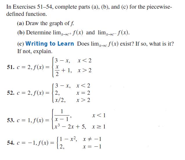 RHS AP Calc AB 2010-11: Limits - Graphically and Numerically